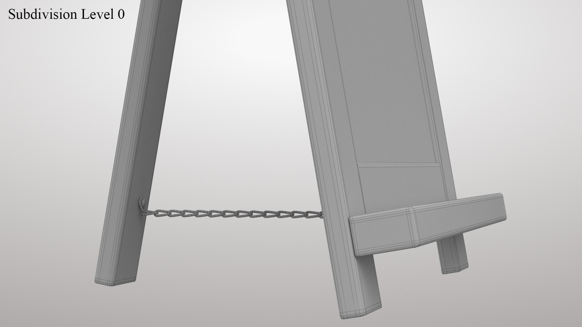 Chalk Board - 3D Model by Elena_Sh