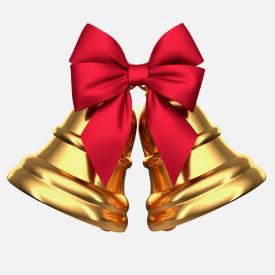 Christmas Bell 02v Props - Daz Content by Elena_Sh