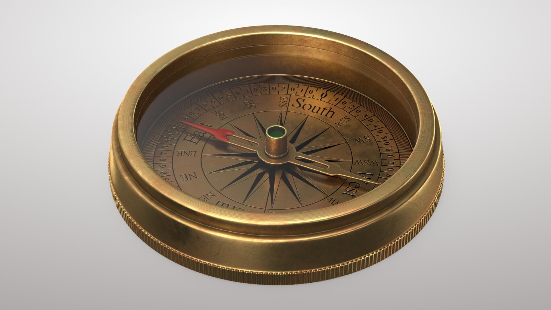 Compass - 3D Model by Elena_Sh