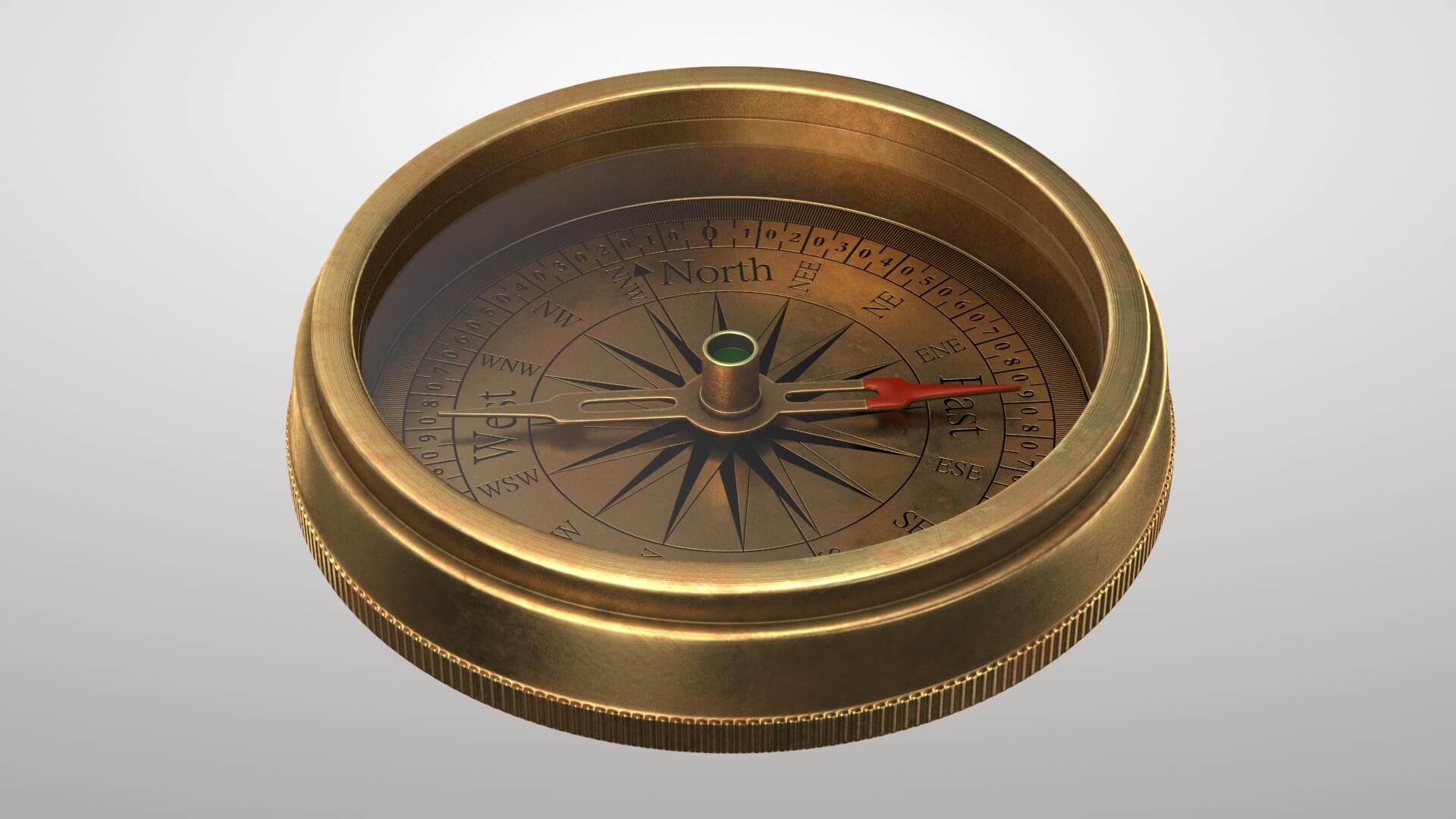 Compass - 3D Model by Elena_Sh
