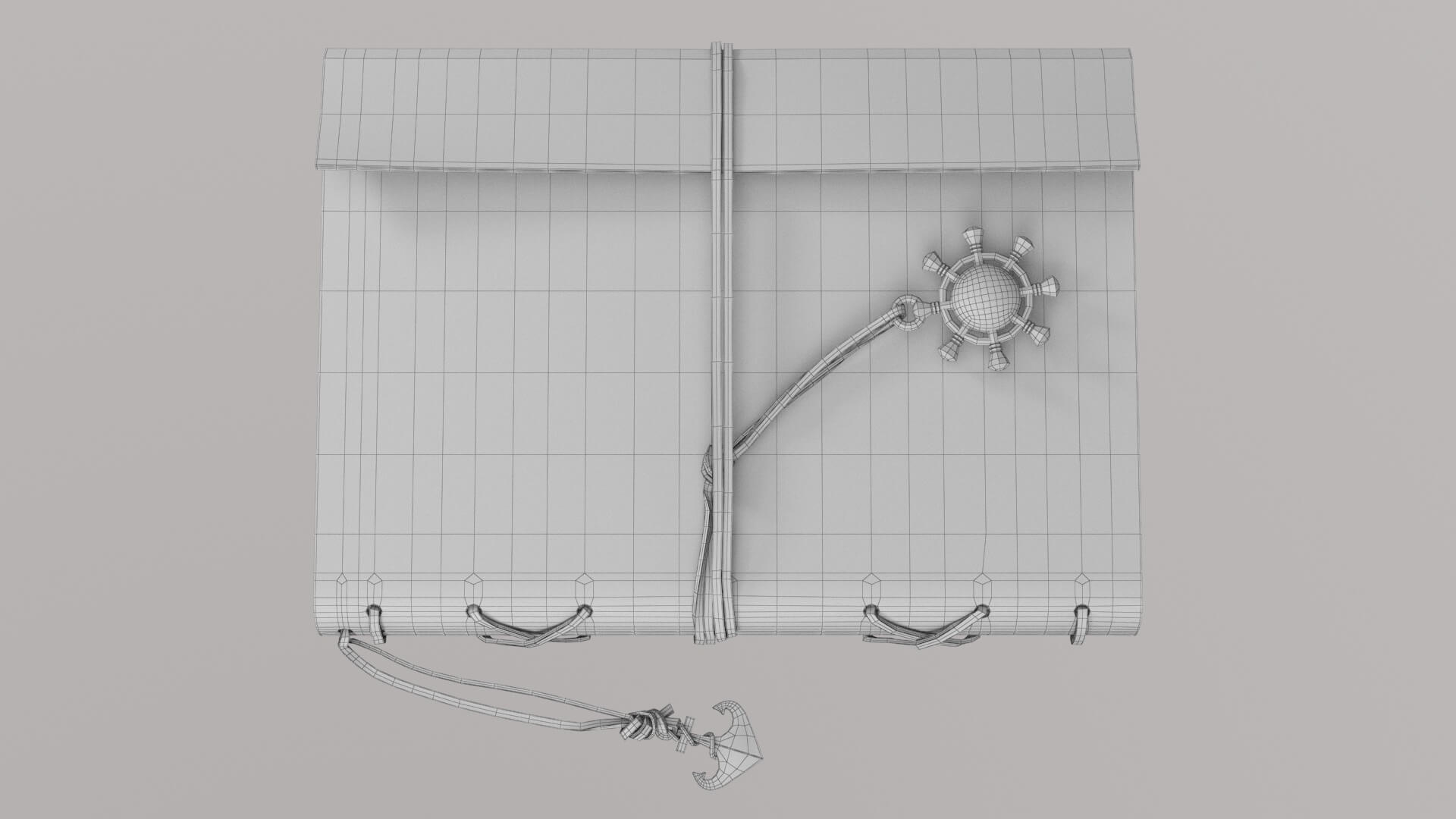 Diary - 3D Model by Elena_Sh