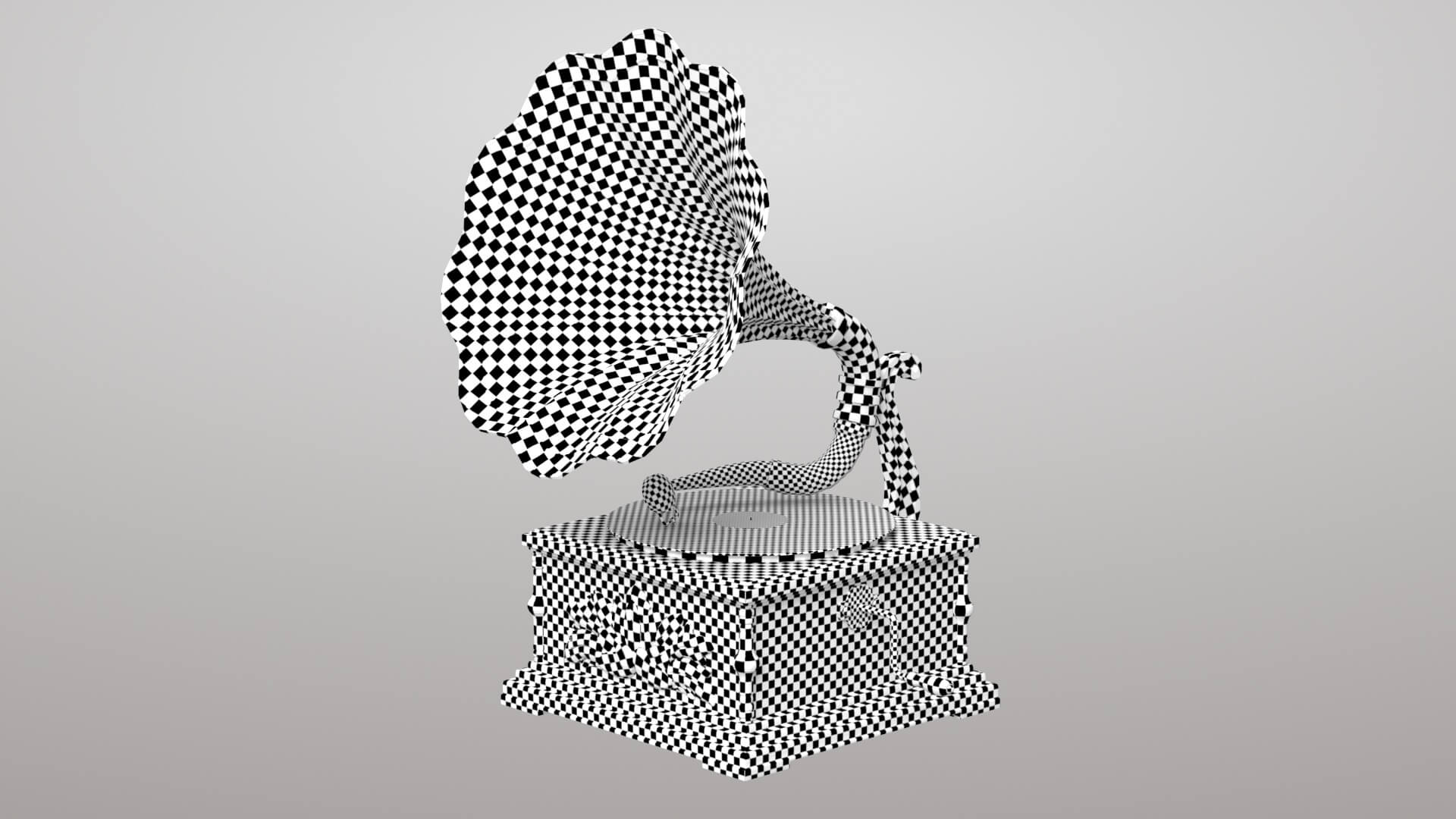 Gramophone - 3D Model by Elena_Sh