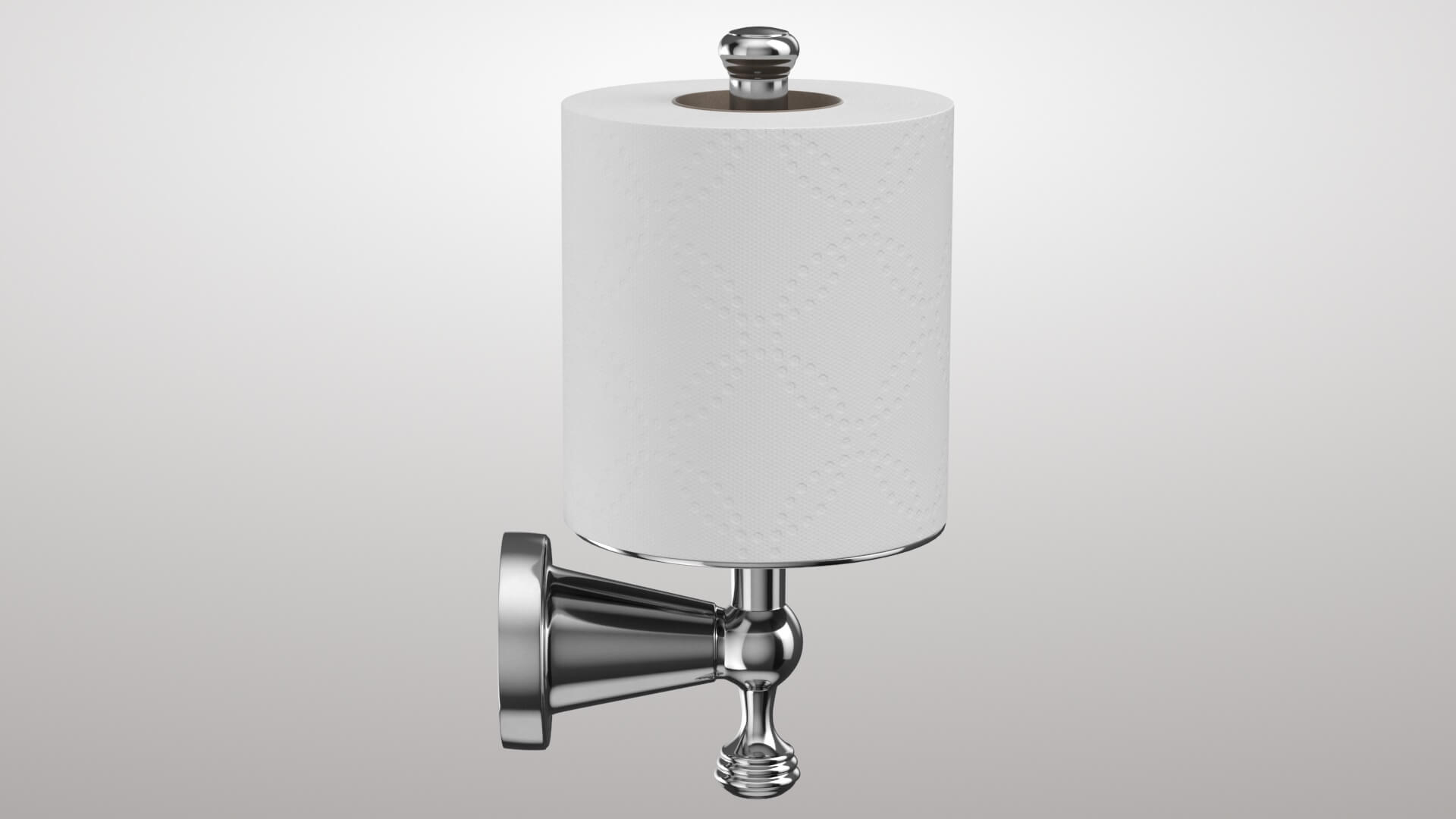 Toilet Paper Holder - 3D Model by Elena_Sh
