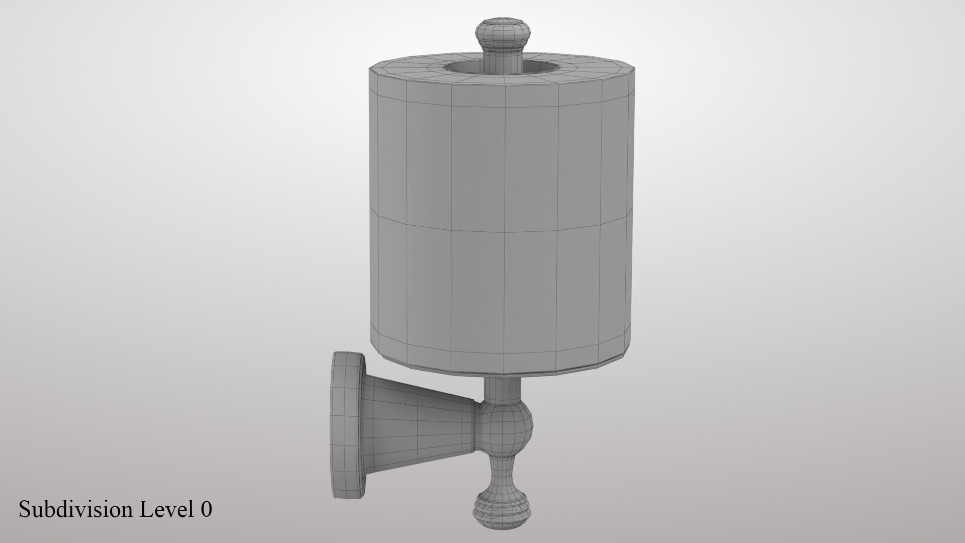 Toilet Paper Holder - 3D Model by Elena_Sh