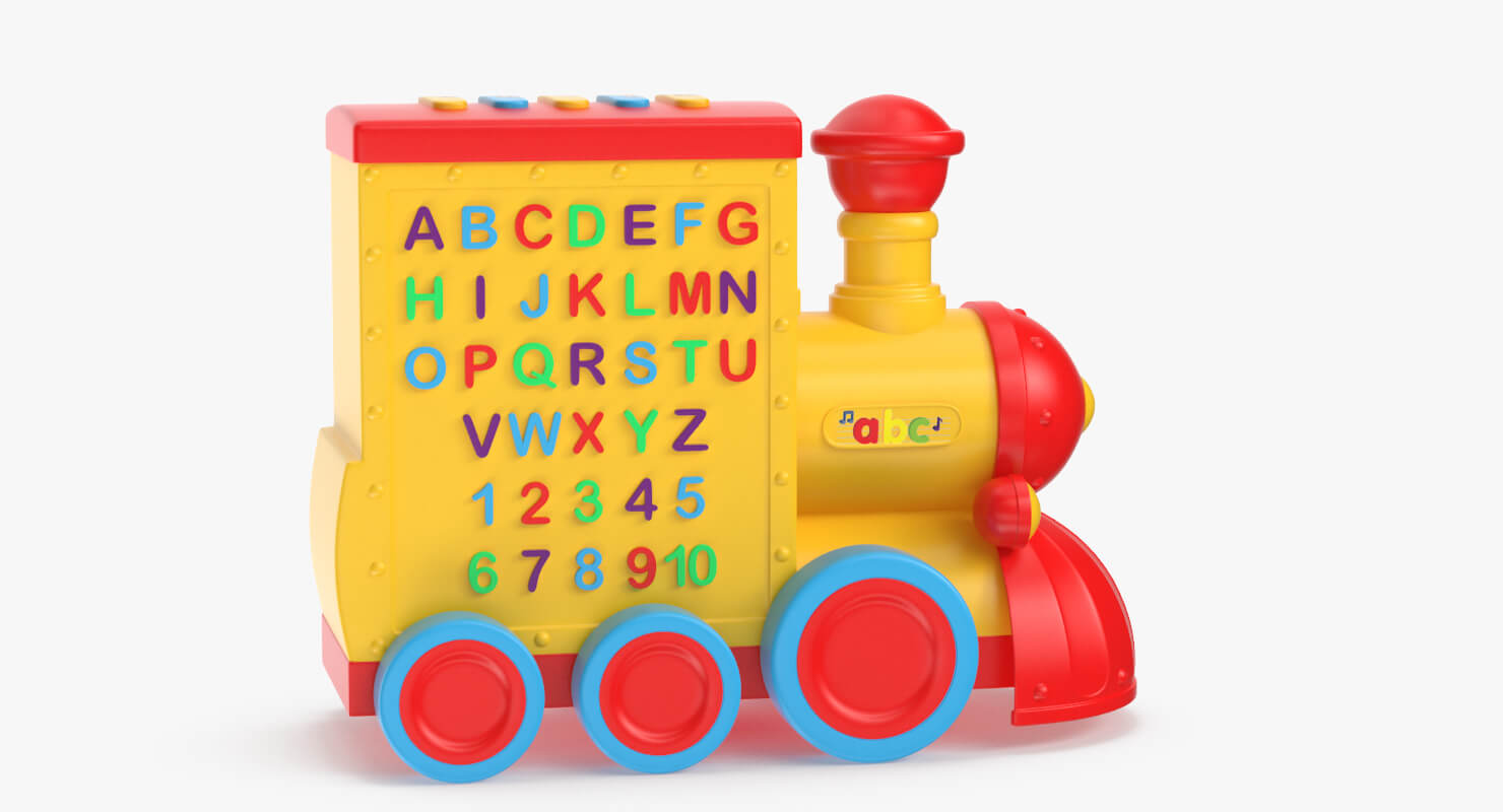 Toy Train Musical - 3D Model by Elena_Sh