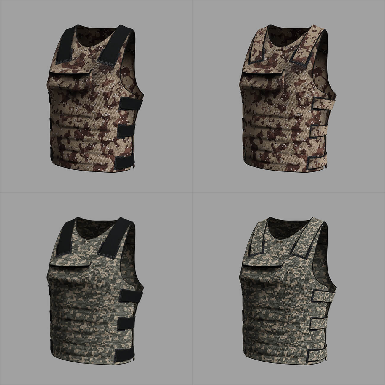Free 11 Materials for Lightweight Bulletproof Vest G8M G8.1M - Free Daz ...