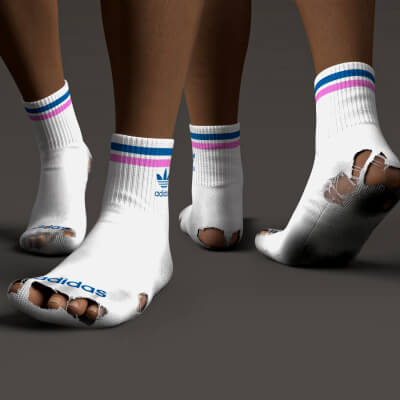 EliteDZ_Free Ripped Textures for Socks G8F G8M - Free Daz Content by ...