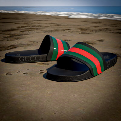 Gucci Mat for Sandal Adilette adidas G8M - Daz Content by EliteDZ