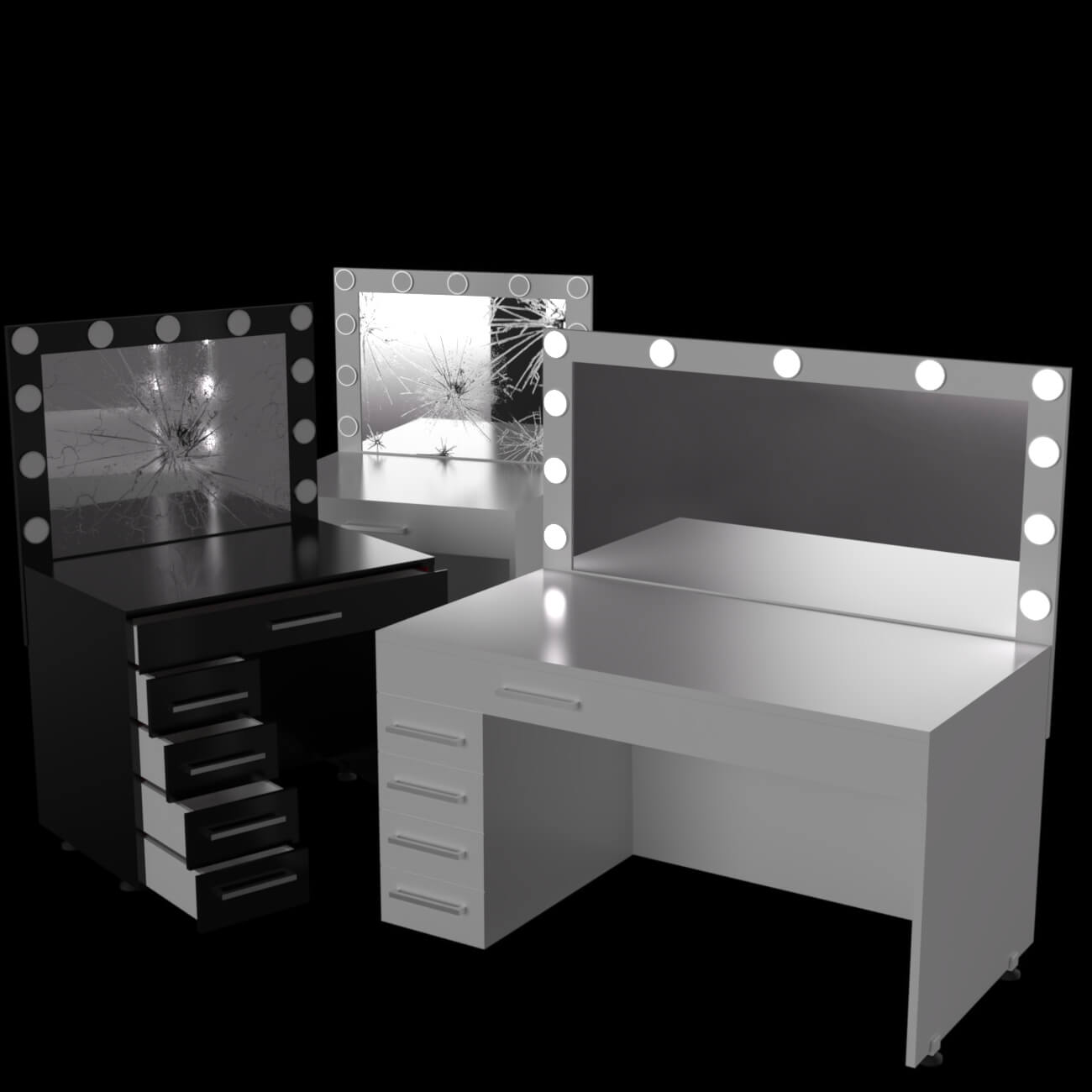Free Modern Dressing Tables for DAZ3D - Free Daz Content by EliteDZ