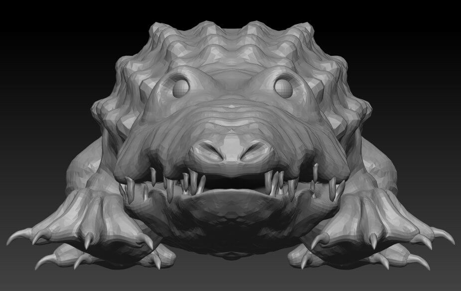 Alligator - 3D Model by elitemodelry