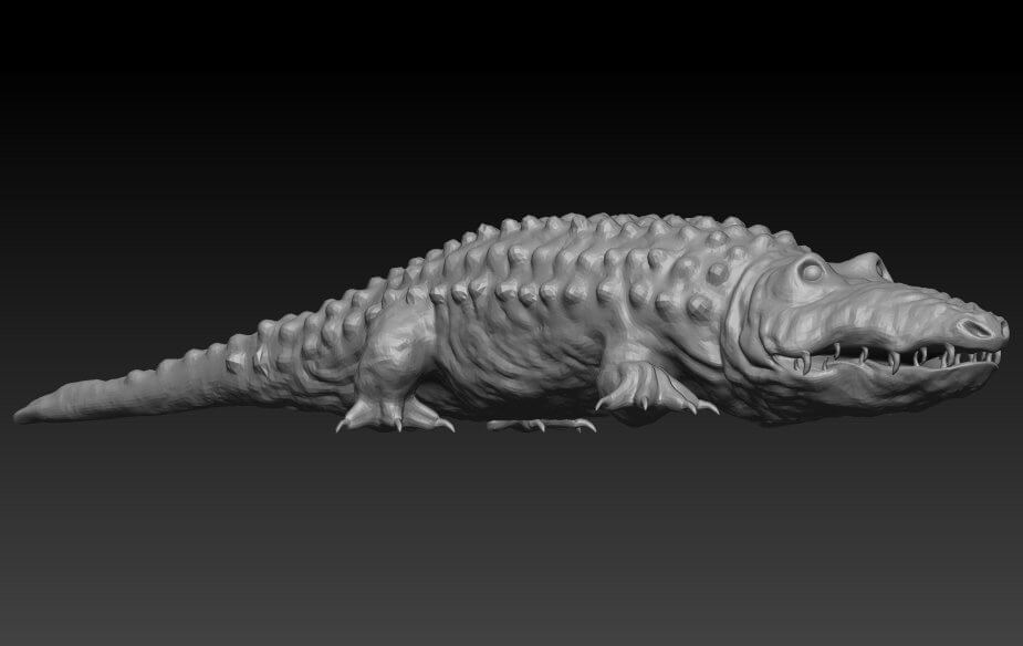 Alligator - 3D Model by elitemodelry