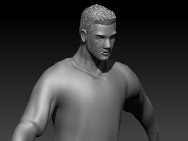 Andrea Silva - 3D Model by elitemodelry