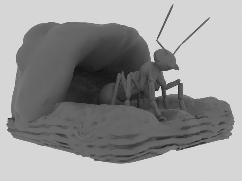 Ant - 3D Model by elitemodelry