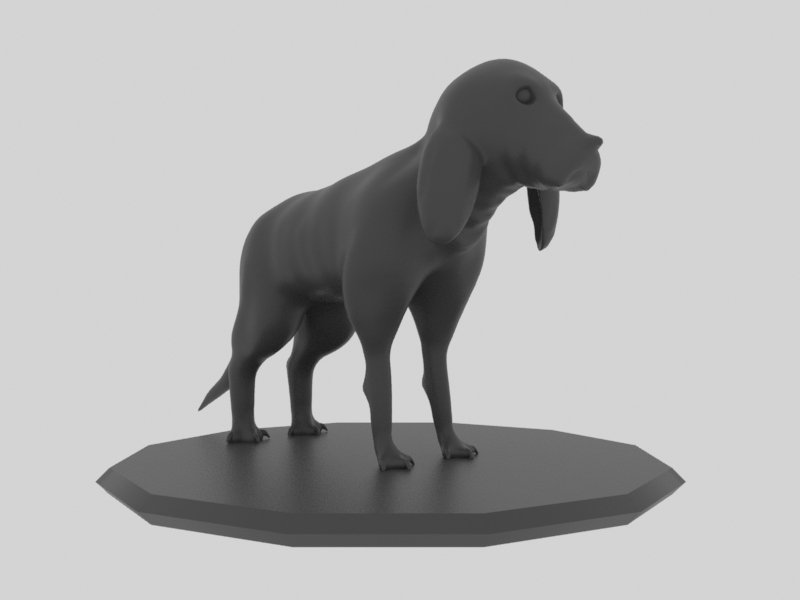 Beagle - 3D Model by elitemodelry