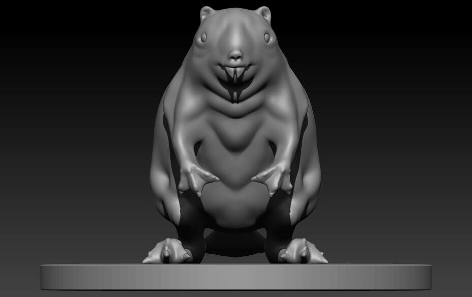 Beaver - 3D Model by elitemodelry