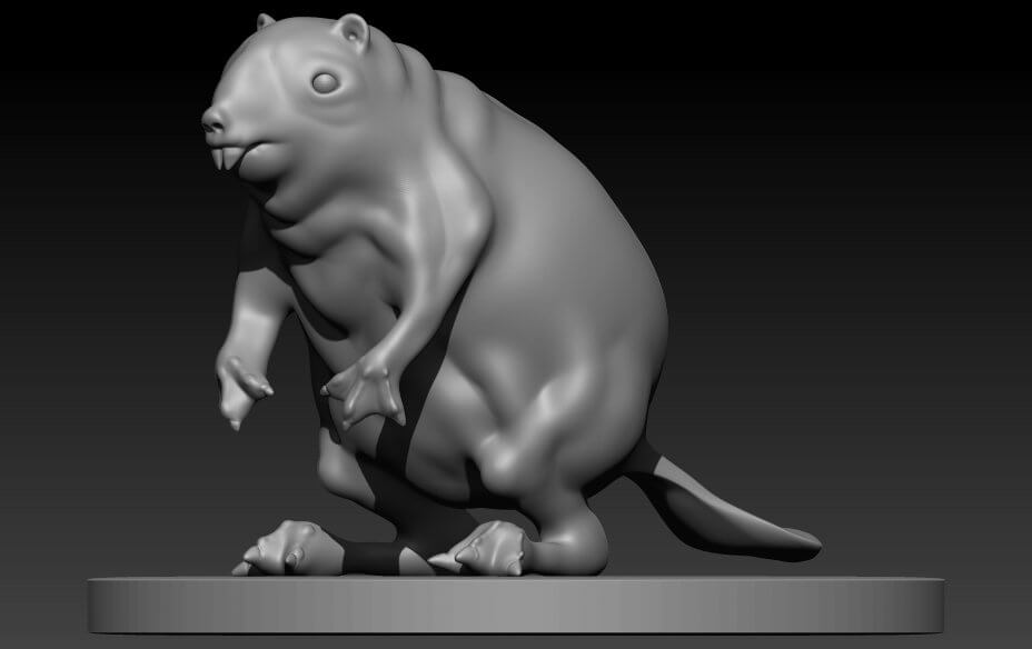 Beaver - 3D Model by elitemodelry