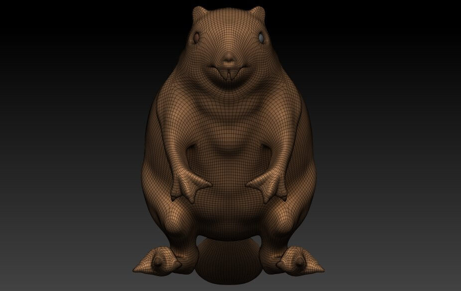 Beaver - 3D Model by elitemodelry