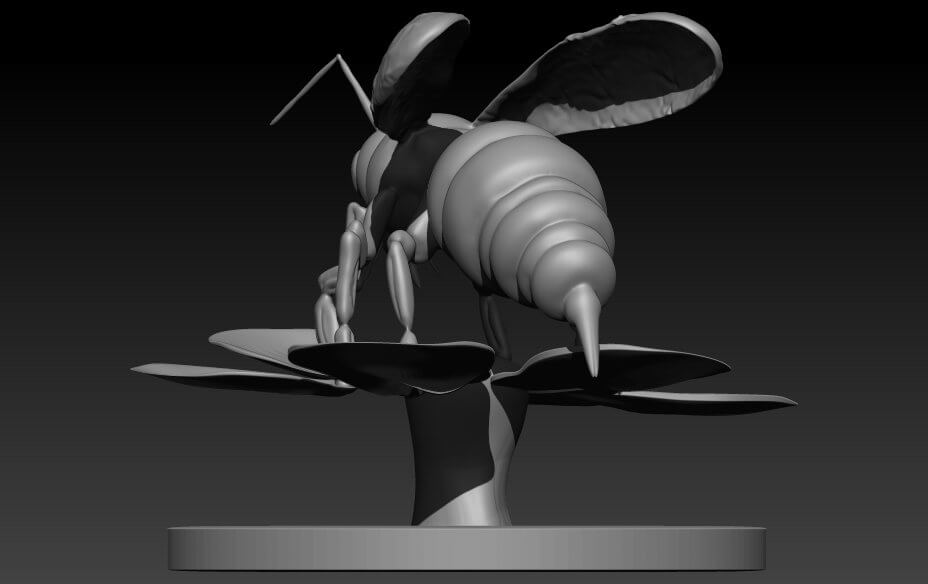 Bee - 3D Model by elitemodelry