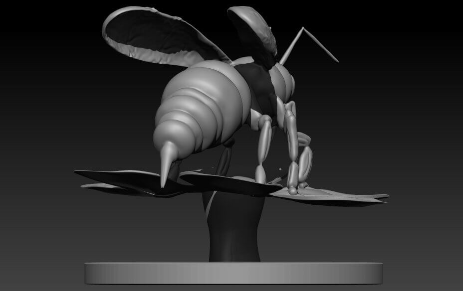 Bee - 3D Model by elitemodelry