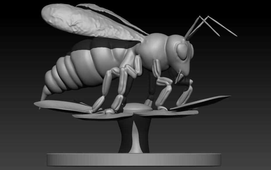 Bee - 3D Model by elitemodelry