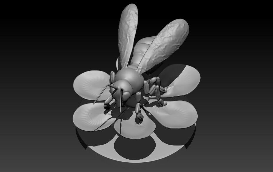 Bee - 3D Model by elitemodelry