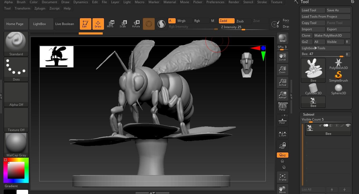 Bee - 3D Model by elitemodelry