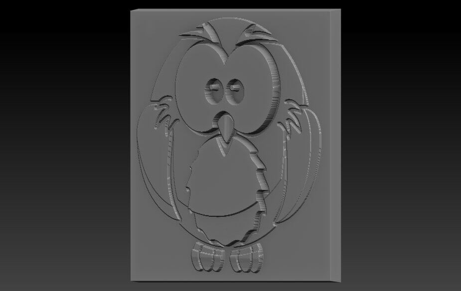 Bird Relief - 3D Print Model by elitemodelry