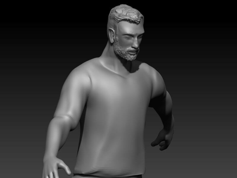 Bruno Fernandes - 3D Model by elitemodelry