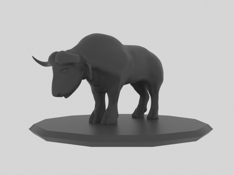 Buffalo - 3D Model by elitemodelry