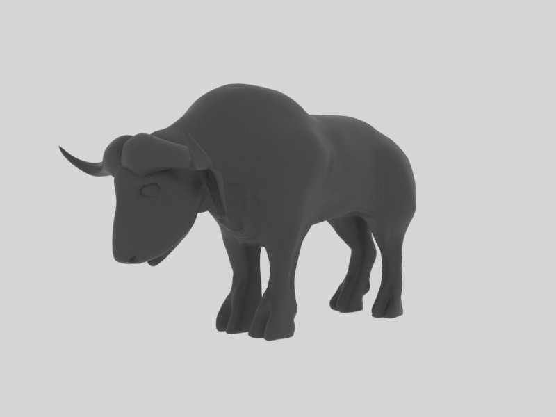 Buffalo - 3D Model by elitemodelry