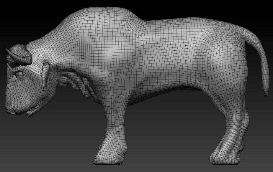 Buffalo - 3D Model by elitemodelry