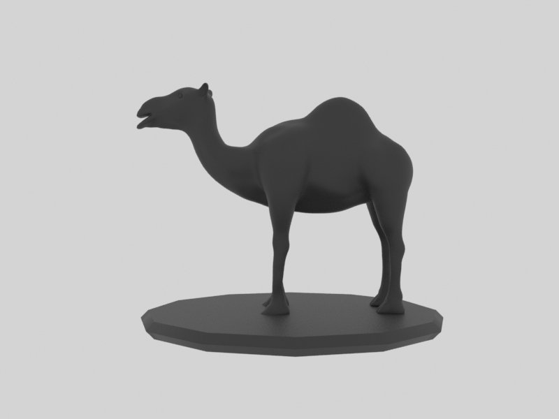 Camel - 3D Model by elitemodelry