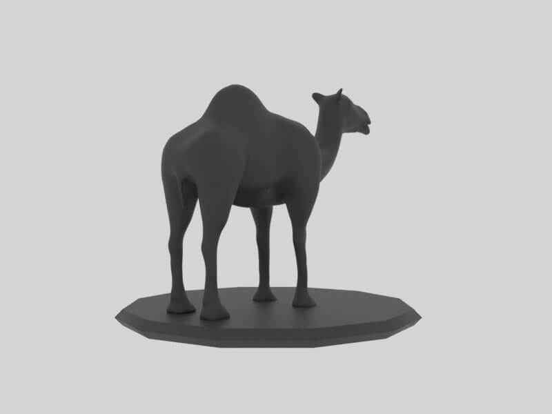 Camel - 3D Model by elitemodelry
