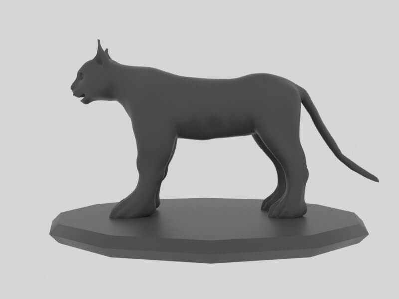 Caracal - 3D Model by elitemodelry