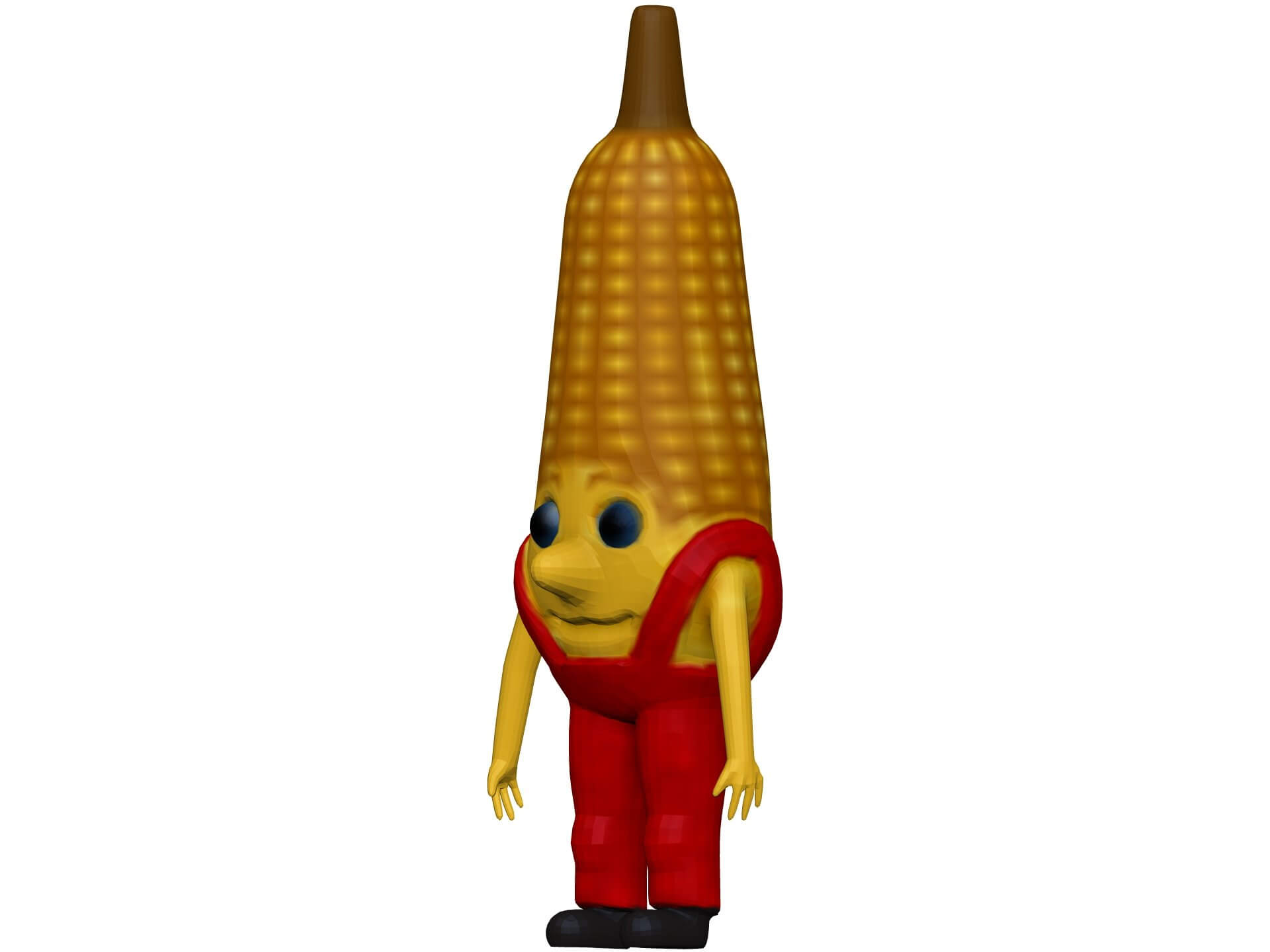 Cartoon Corn - 3D Model by elitemodelry
