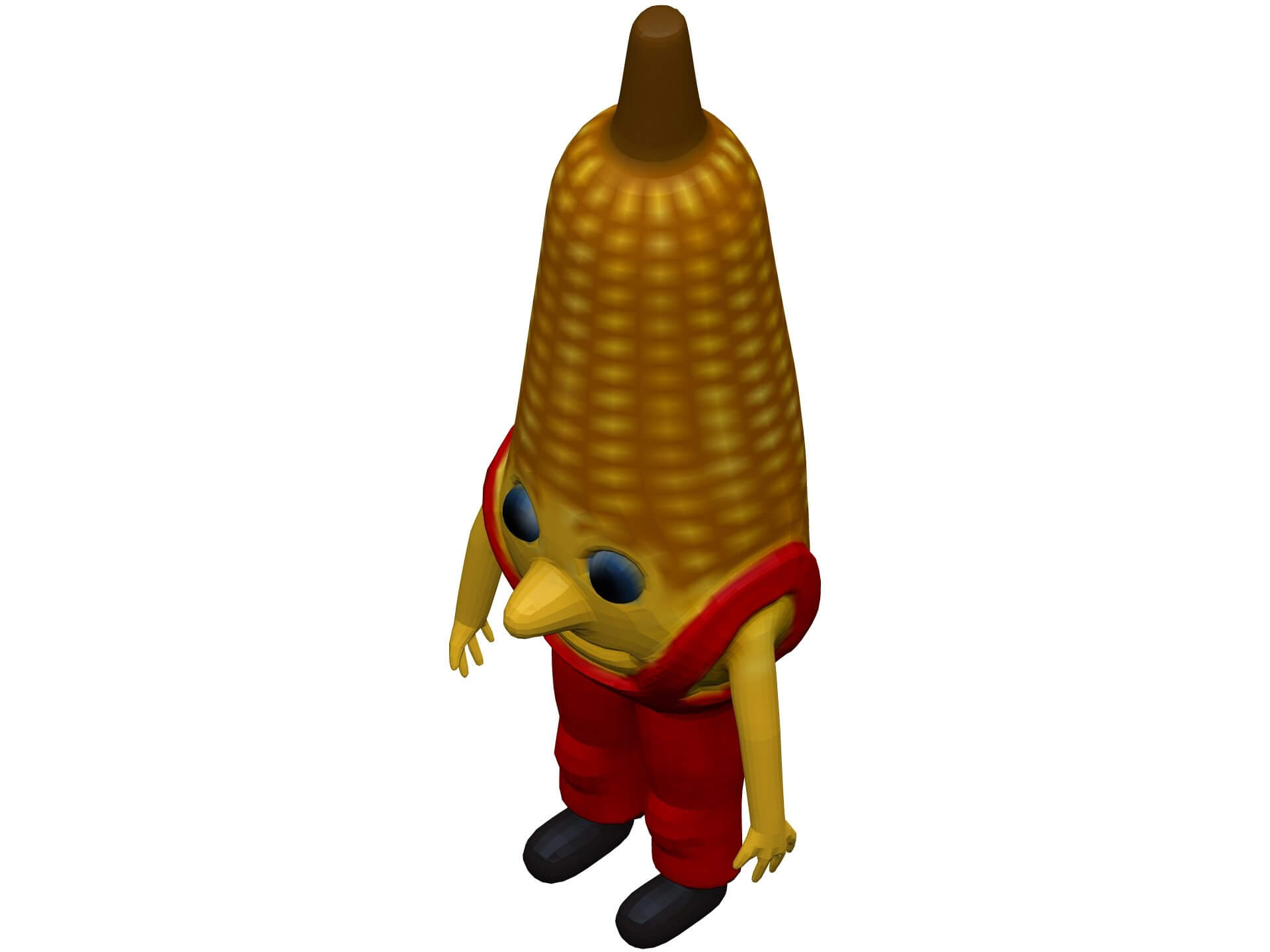 Cartoon Corn - 3D Model by elitemodelry