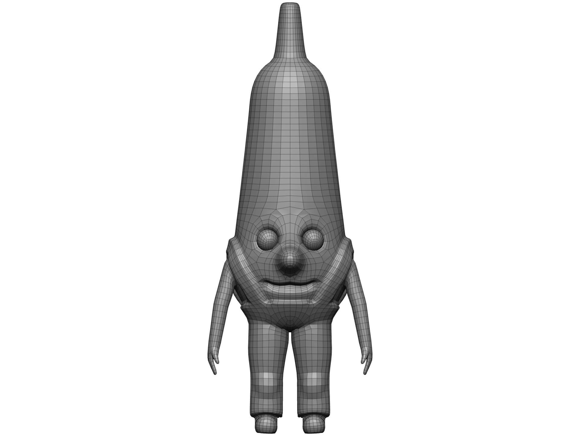 Cartoon Corn - 3D Model by elitemodelry