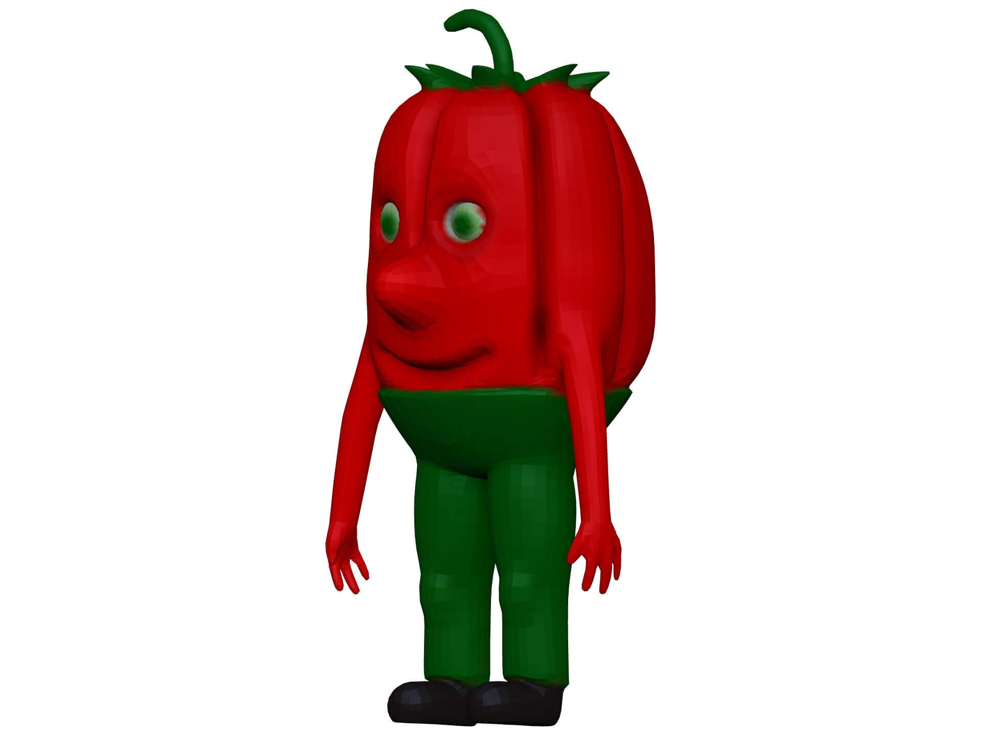 Cartoon Pepper - 3D Model by elitemodelry