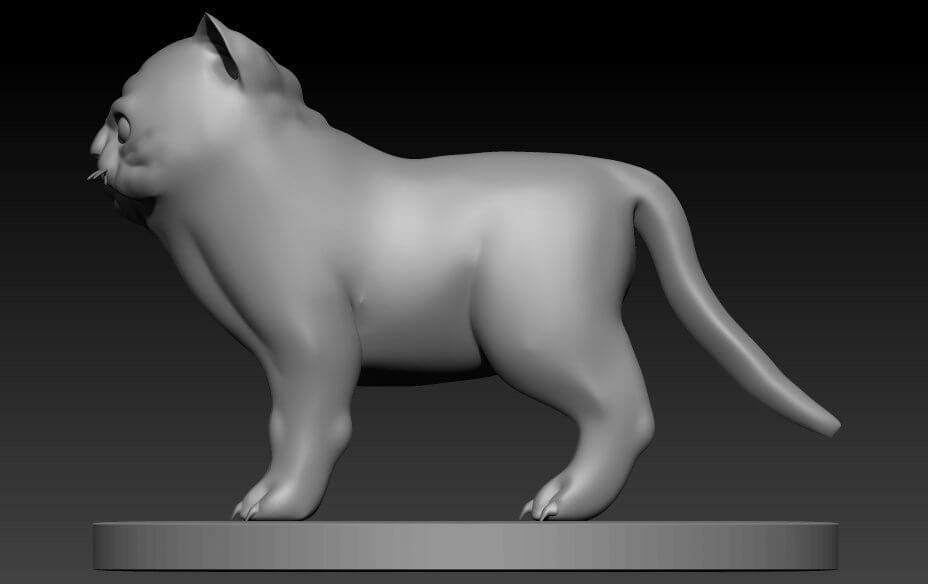 Cat - 3D Model by elitemodelry