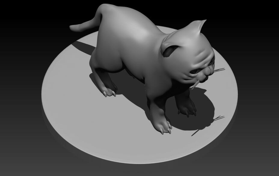 Cat - 3D Model by elitemodelry