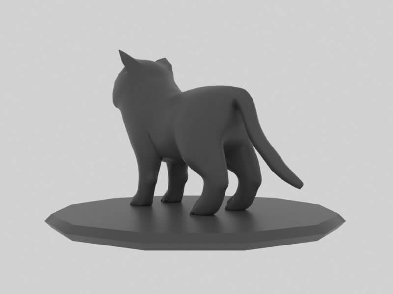 Cat - 3D Model by elitemodelry