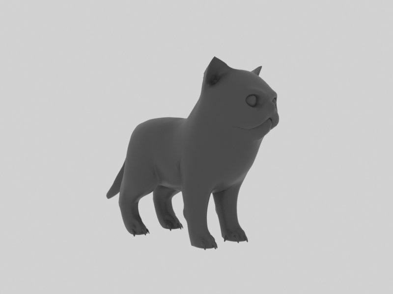 Cat - 3D Model by elitemodelry