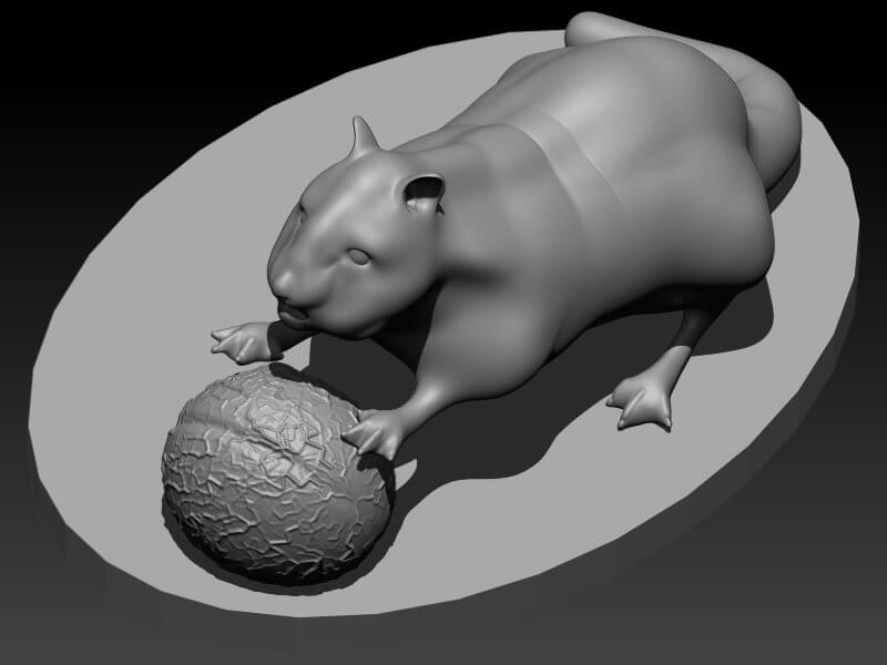 Chipmunk - 3D Model by elitemodelry