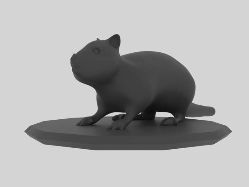 Chipmunk - 3D Model by elitemodelry