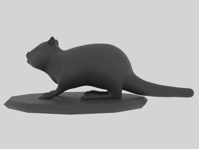 Chipmunk - 3D Model by elitemodelry