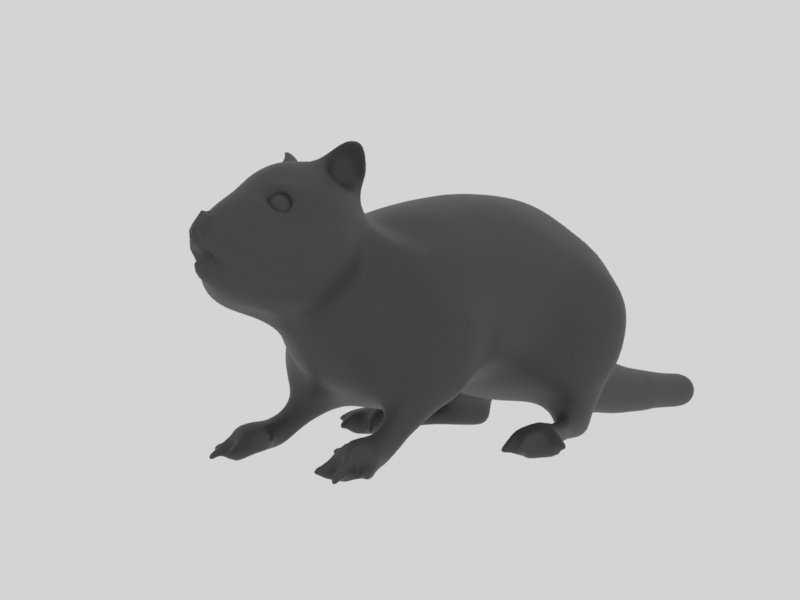 Chipmunk - 3D Model by elitemodelry