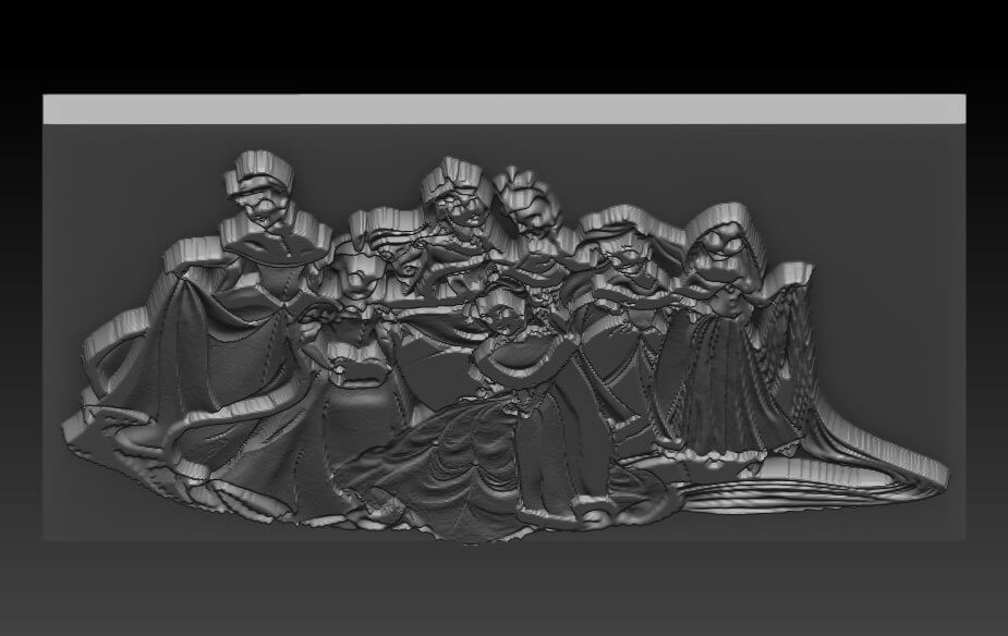 Disney Princess Relief - 3D Print Model by elitemodelry