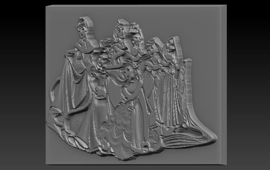 Disney Princess Relief - 3D Print Model by elitemodelry