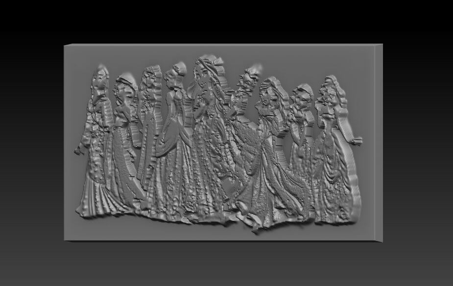 Disney Princess Relief - 3D Model by elitemodelry