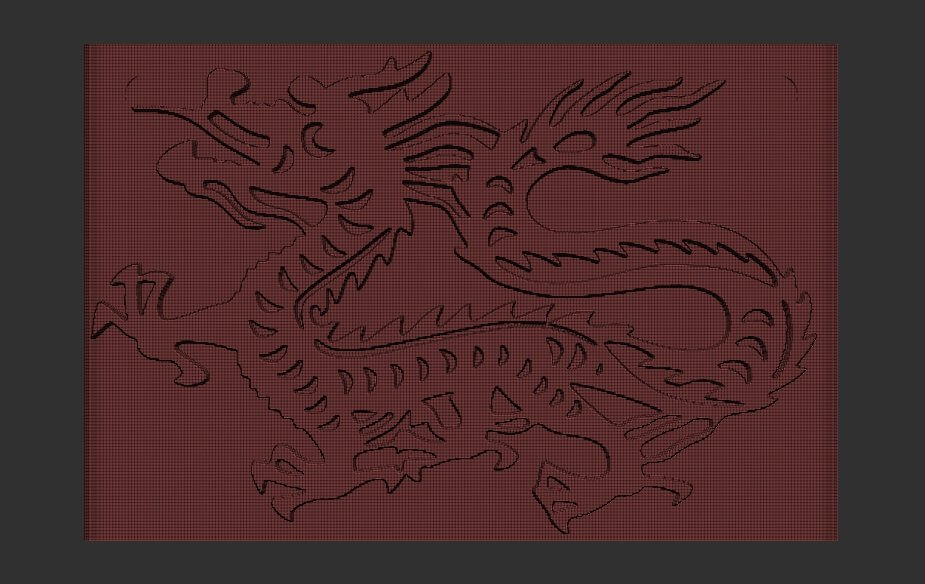 Dragon Relief - 3D Model by elitemodelry